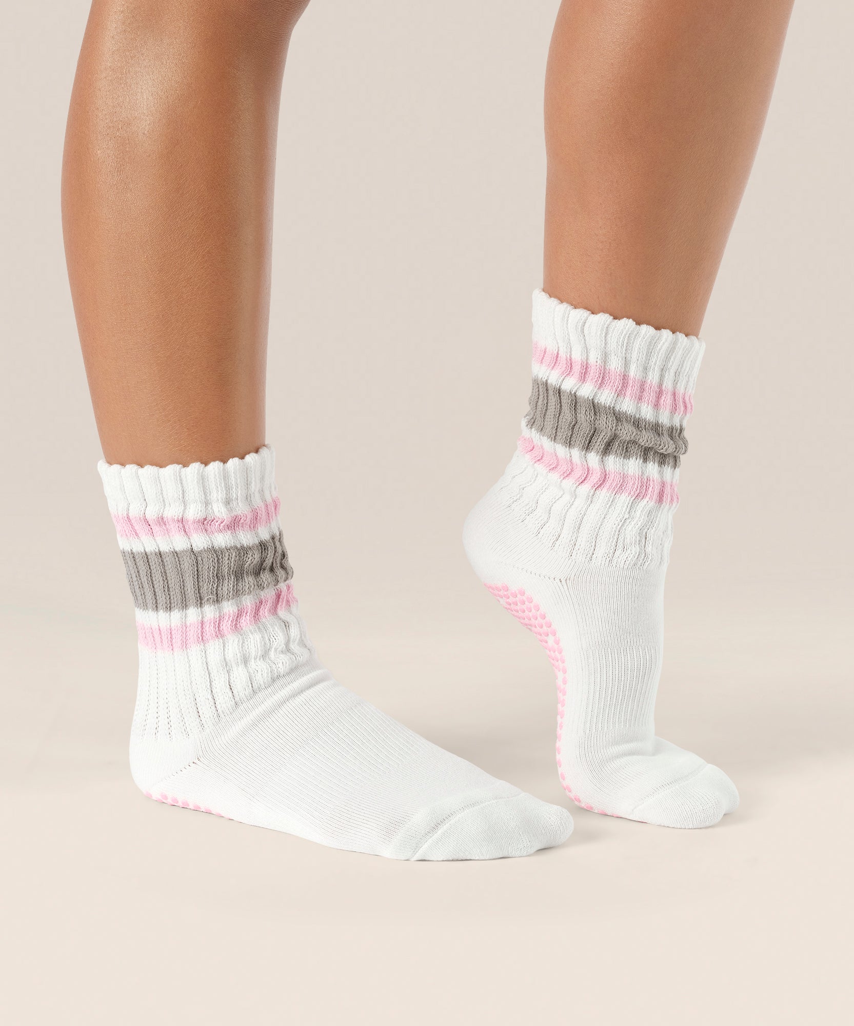 Crew Grip Socks | 80s Stripe | MoveActive